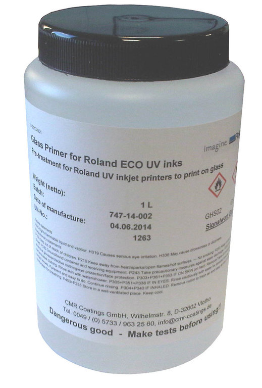 Roland UV primer CMR-747 for Glass printing