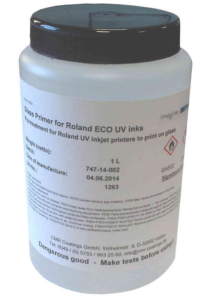 Roland UV primer CMR-747 for Glass printing