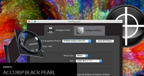 Screen priting software AccuRIP