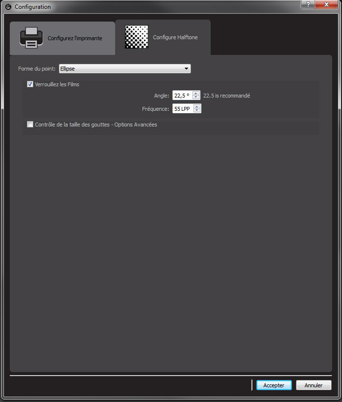Screen priting software AccuRIP