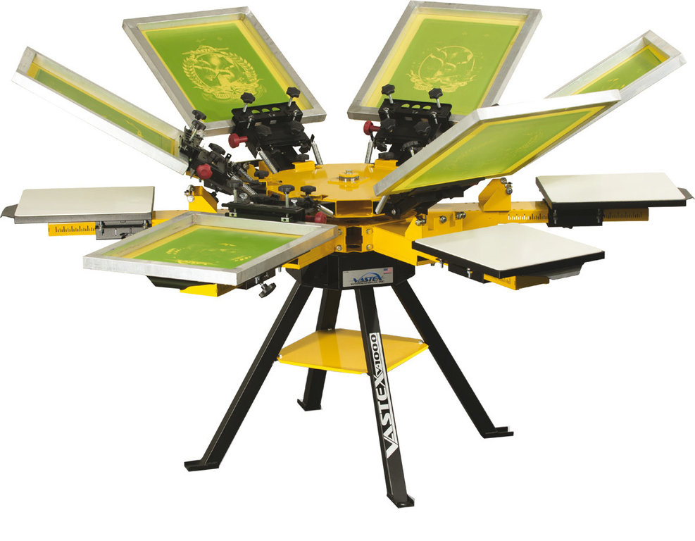 Carrousel de sérigraphie manuel Vastex V1001