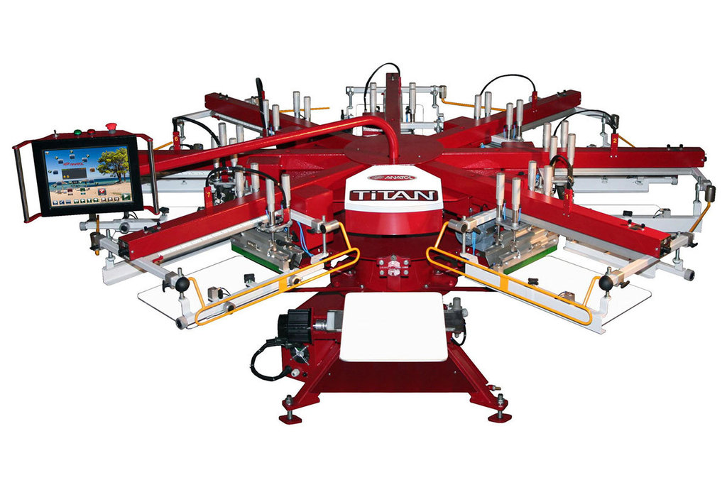 Carrousel de sérigraphie automatique Anatol TITAN