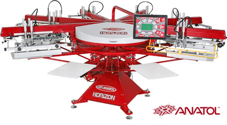 Automatic screen printing press Anatol Horizon