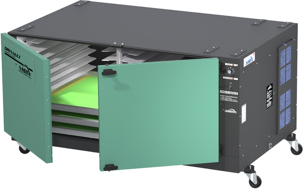 Drying cabinet for screen printing Vastex